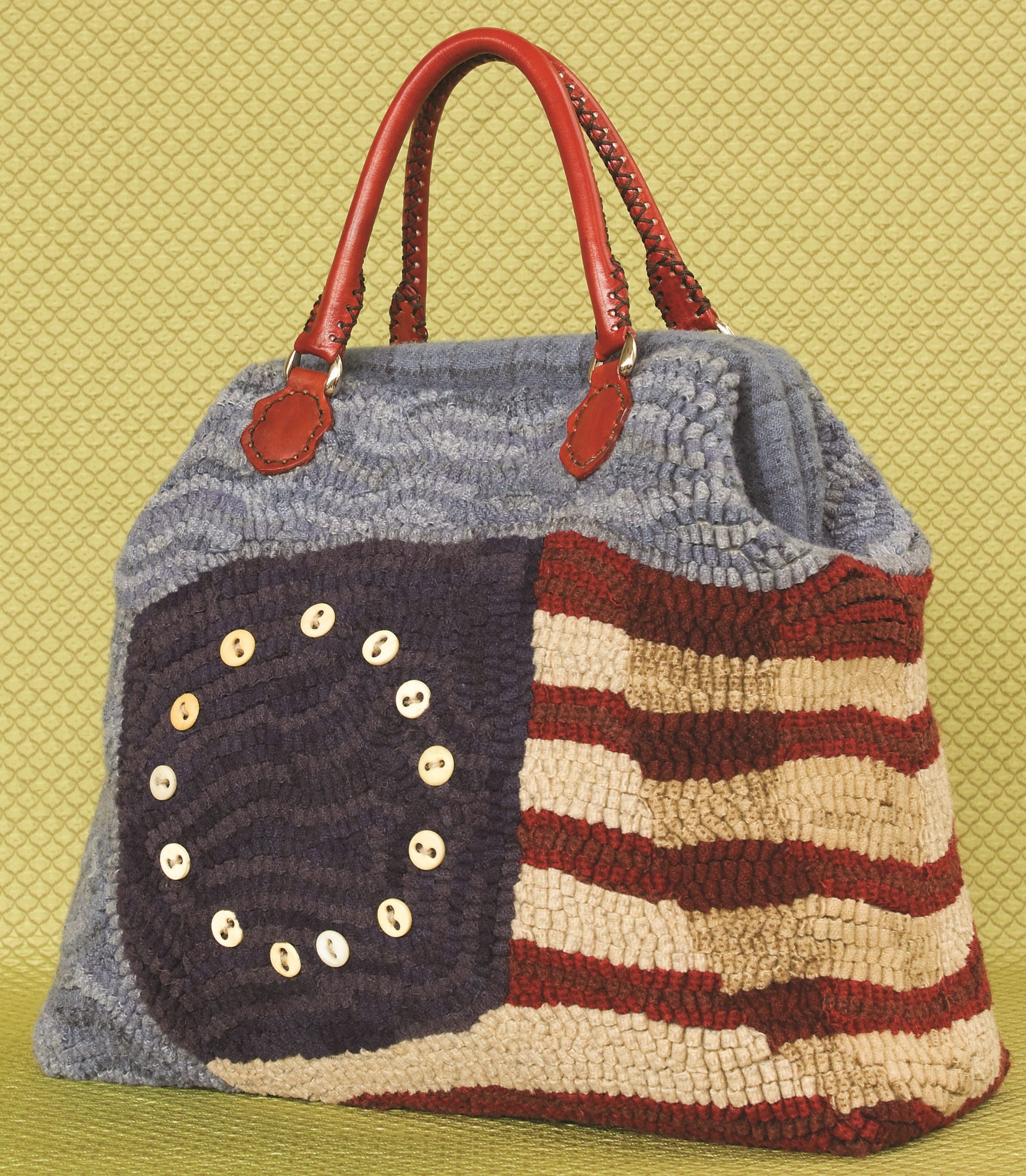 The Hooked Carpetbag: The Revolution Bag Pattern - We Like Rug Hooking